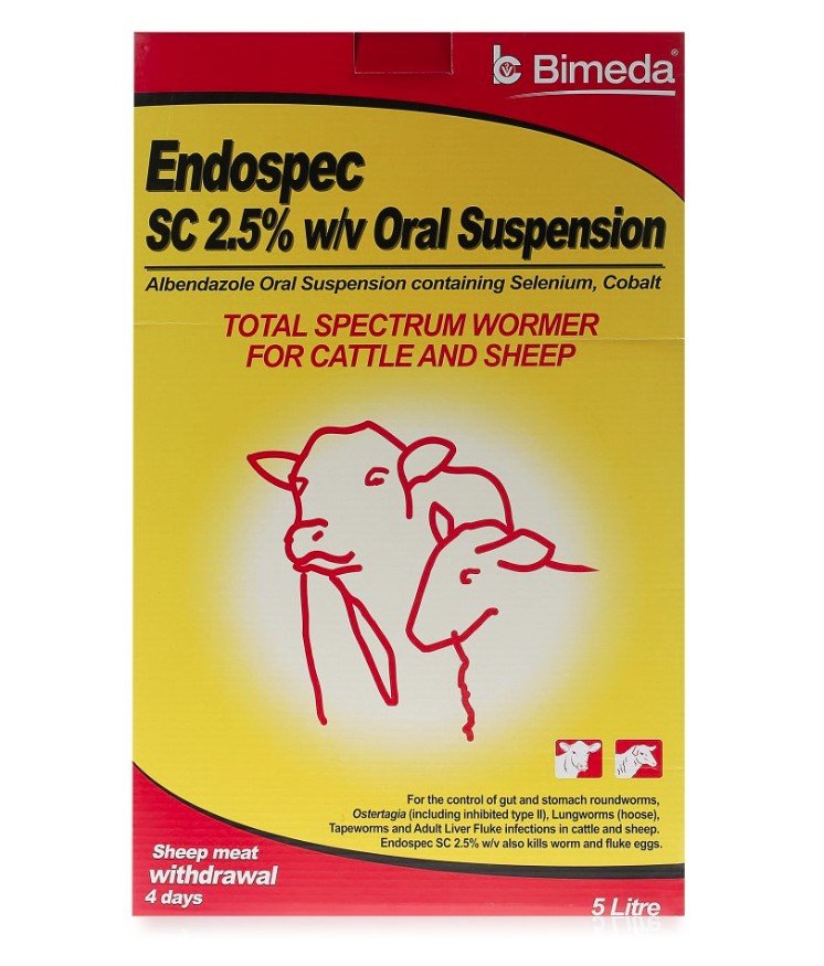 Bimeda Endospec 2.5% SC - Farmacy