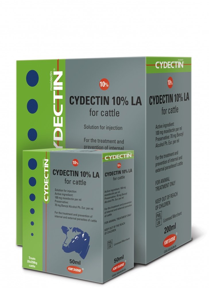 Zoetis Cydectin 10% LA Injection for cattle - Farmacy