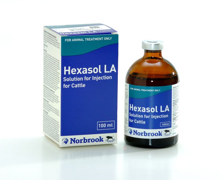 Norbrook Hexasol LA 300mg/ml + 20mg/ml Sol. for Injection - Farmacy