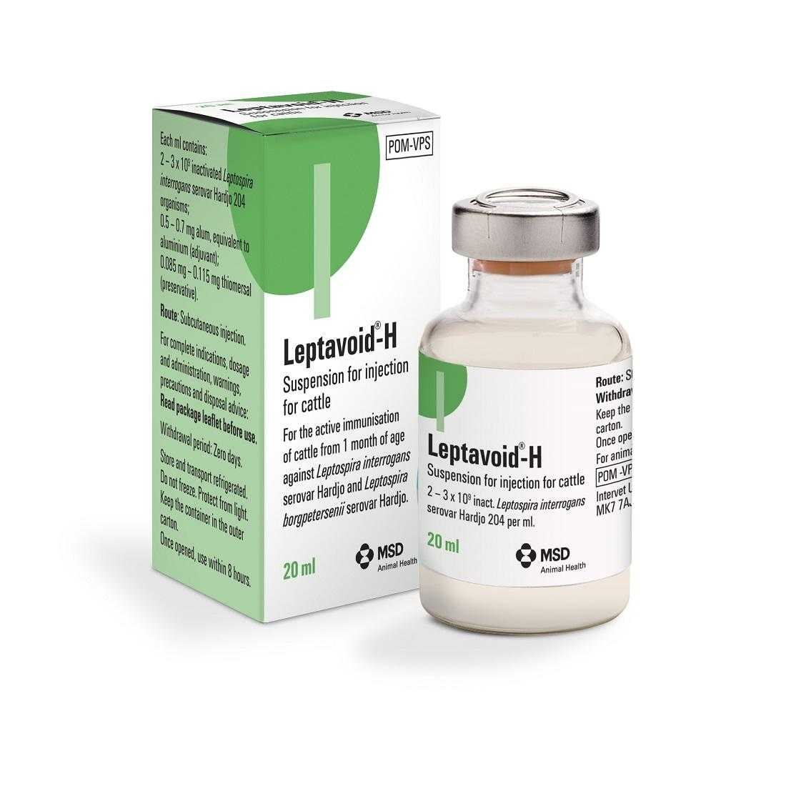 MSD Leptavoid H Susp. for Injection - Farmacy