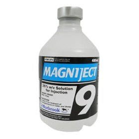 Norbrook Magniject No 9 25% Sol. for Injection 400ml x 12 pack - Farmacy