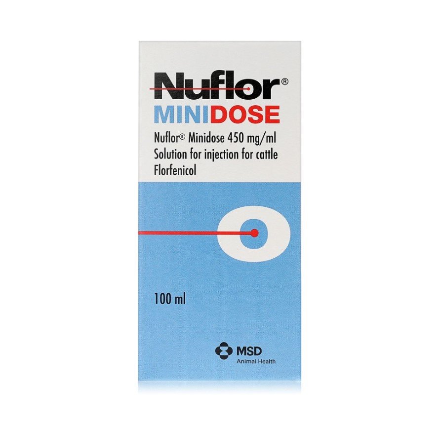 MSD Nuflor MiniDose 450mg/ml Sol. for Injection 100ml - Farmacy