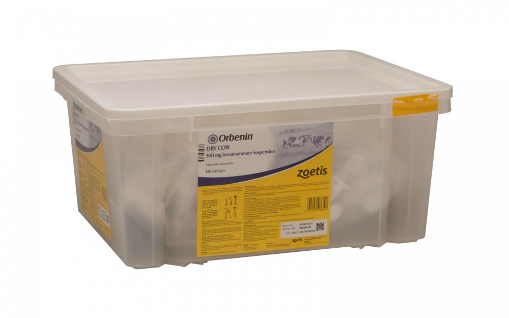 Zoetis Orbenin Dry Cow 500mg Intramammary Solution - Farmacy