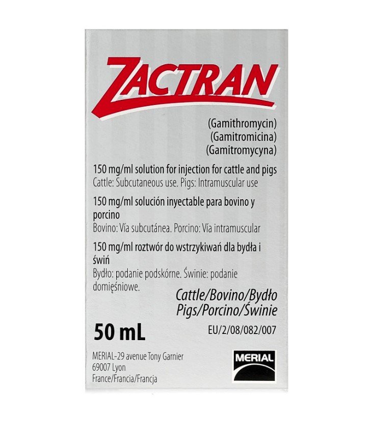 Boehringer Ingelheim Zactran 150mg/ml Injection - Farmacy