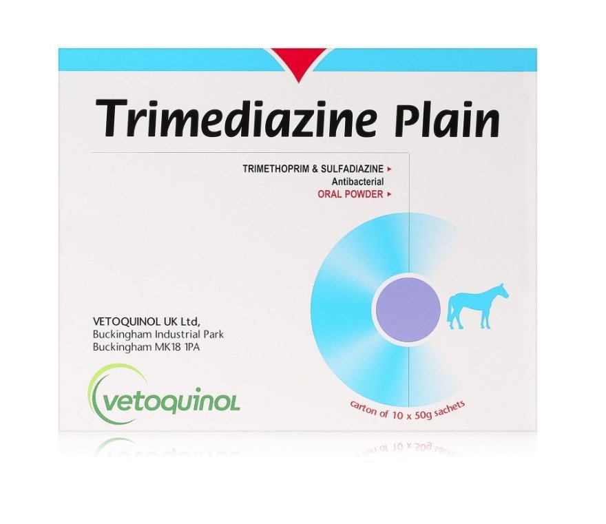 Vetoquinol Trimediazine 5%/25% Plain Oral Powder 10 x 50gm - Farmacy