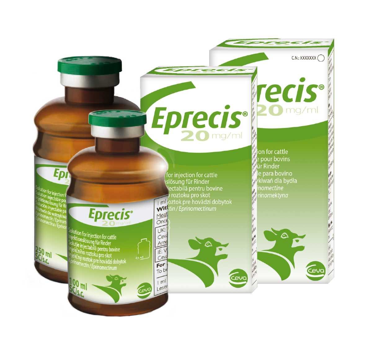 CEVA Eprecis 20 mg/ml Injection for Cattle, Sheep & Goats - Farmacy
