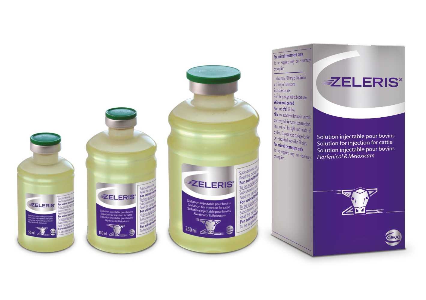CEVA Zeleris 400 mg/ml + 5 mg/ml Injection - Farmacy