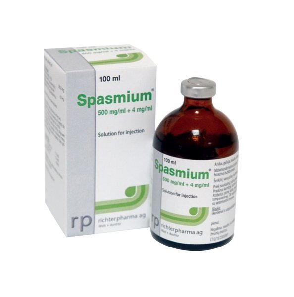Chanelle Spasmium Comp. 500 mg/ml + 4 mg/ml Injection 100ml - Farmacy