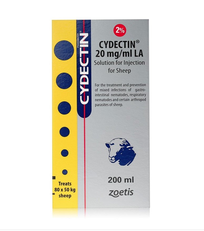 Zoetis Cydectin 2% LA Sheep Injection - Farmacy