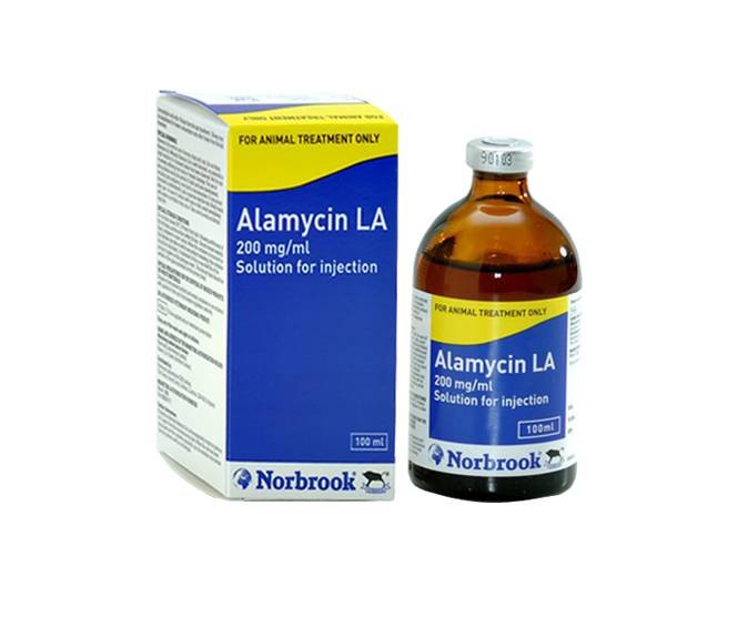 Norbrook Alamycin LA 200mg/ml Sol for Inj 100ml - Farmacy