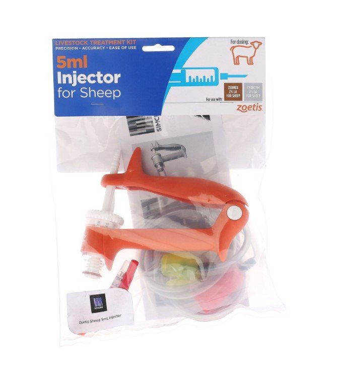 Zoetis 5ml Tube Fed Sub Cutaneous Injector Pack - Farmacy