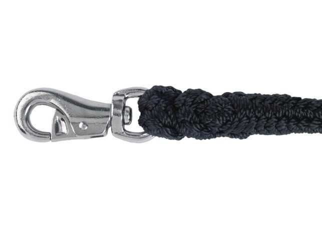 Dexter Black Bull Lead Rope with Snap Hook - Farmacy