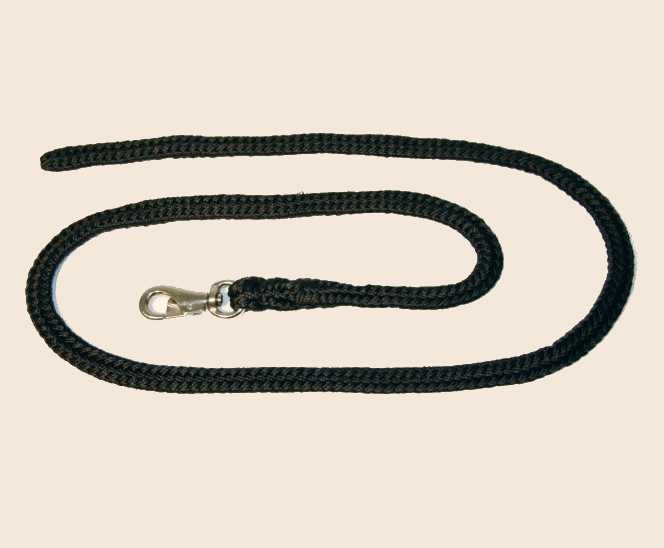 Dexter Black Bull Lead Rope with Snap Hook - Farmacy