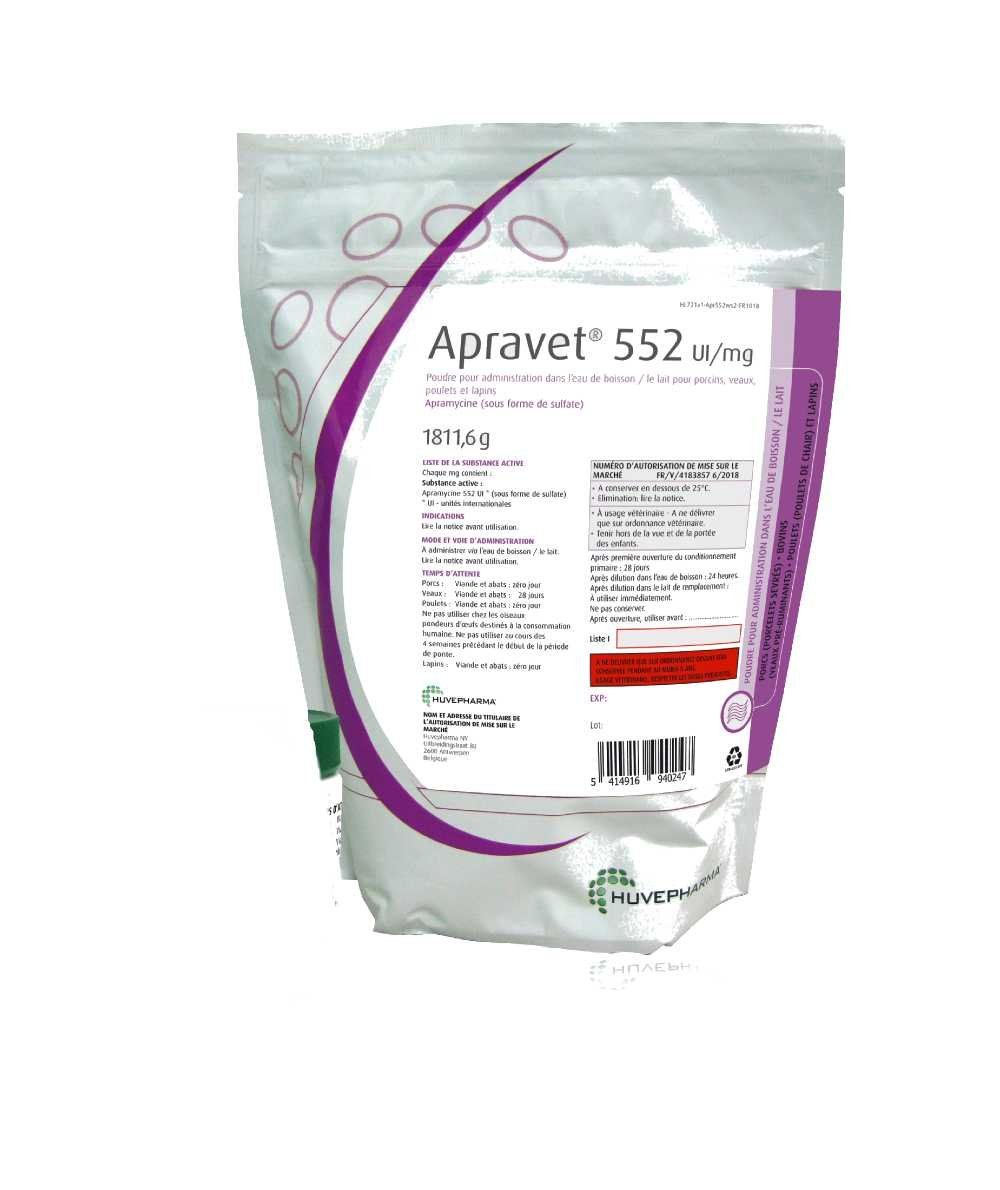 Huvepharma Apravet 552 IU/mg powder 90g - Farmacy
