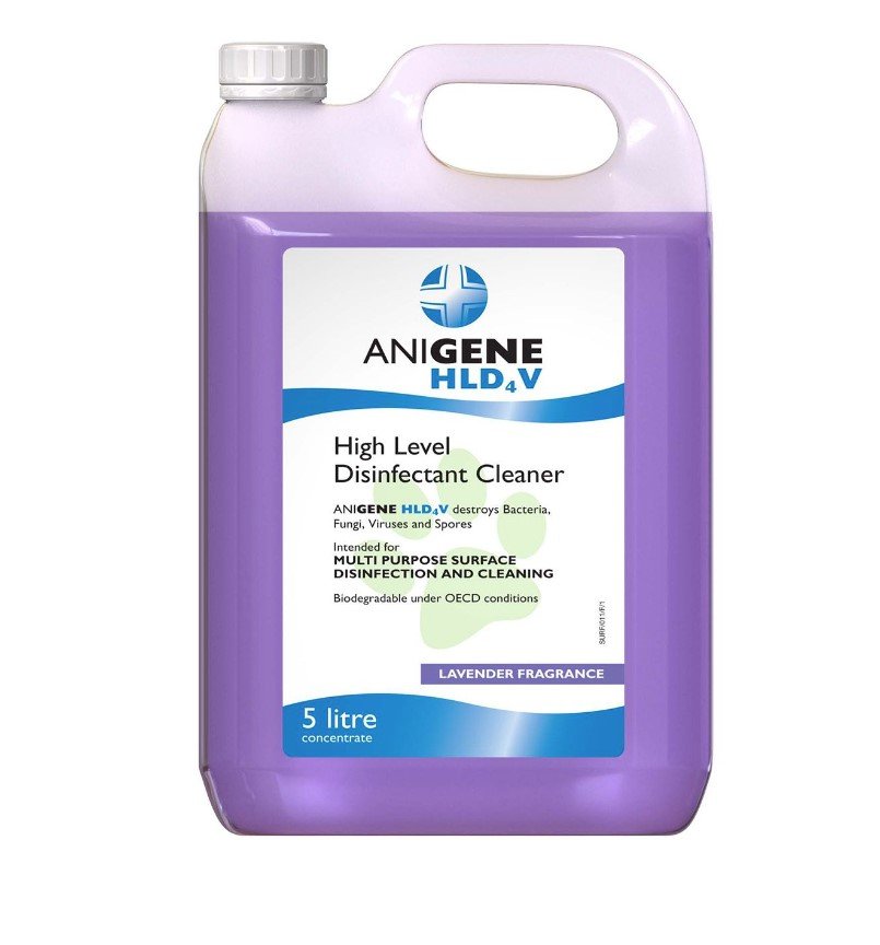 Anigene HLD4V High Level Surface Disinfectant 5L - Farmacy