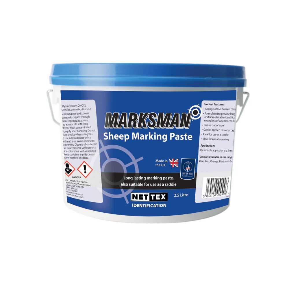 Nettex Marksman Sheep Marking Paste BLUE - Farmacy