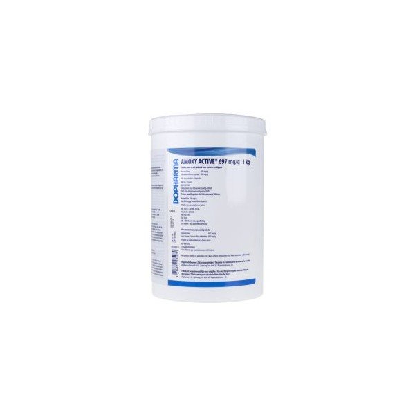 Amoxy Active 697 mg/g Oral Powder 1kg - Farmacy