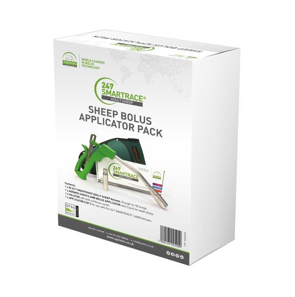 Agrimin 24-7 Smartrace Sheep Bolus Applicator Pack - Farmacy