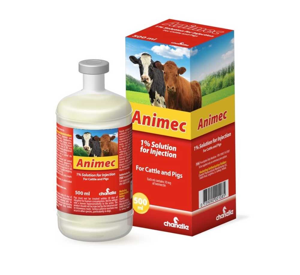 Animec 10mg/ml Injection 500ml - Farmacy