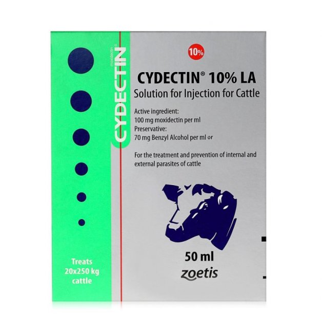 Zoetis Cydectin 10% LA Injection for cattle - Farmacy