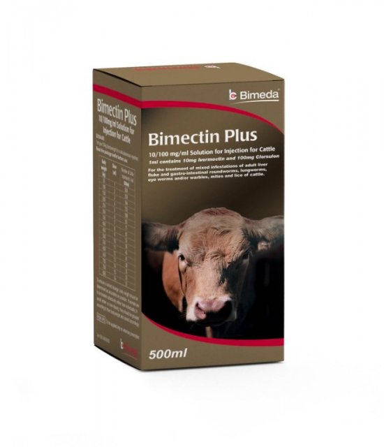 Bimeda Bimectin Plus 10/100mg/ml Sol for Injection - Farmacy