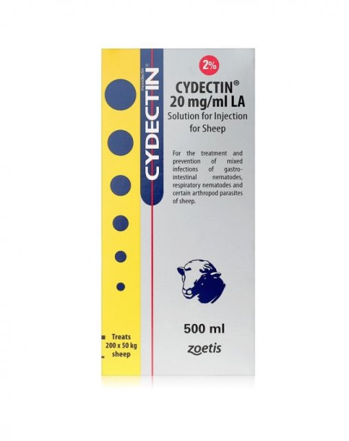 Zoetis Cydectin 2% LA Sheep Injection - Farmacy