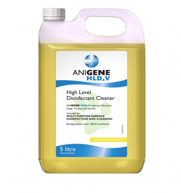 Anigene HLD4V High Level Surface Disinfectant 5L - Farmacy