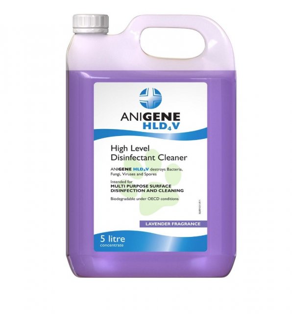 Anigene HLD4V High Level Surface Disinfectant 5L - Farmacy